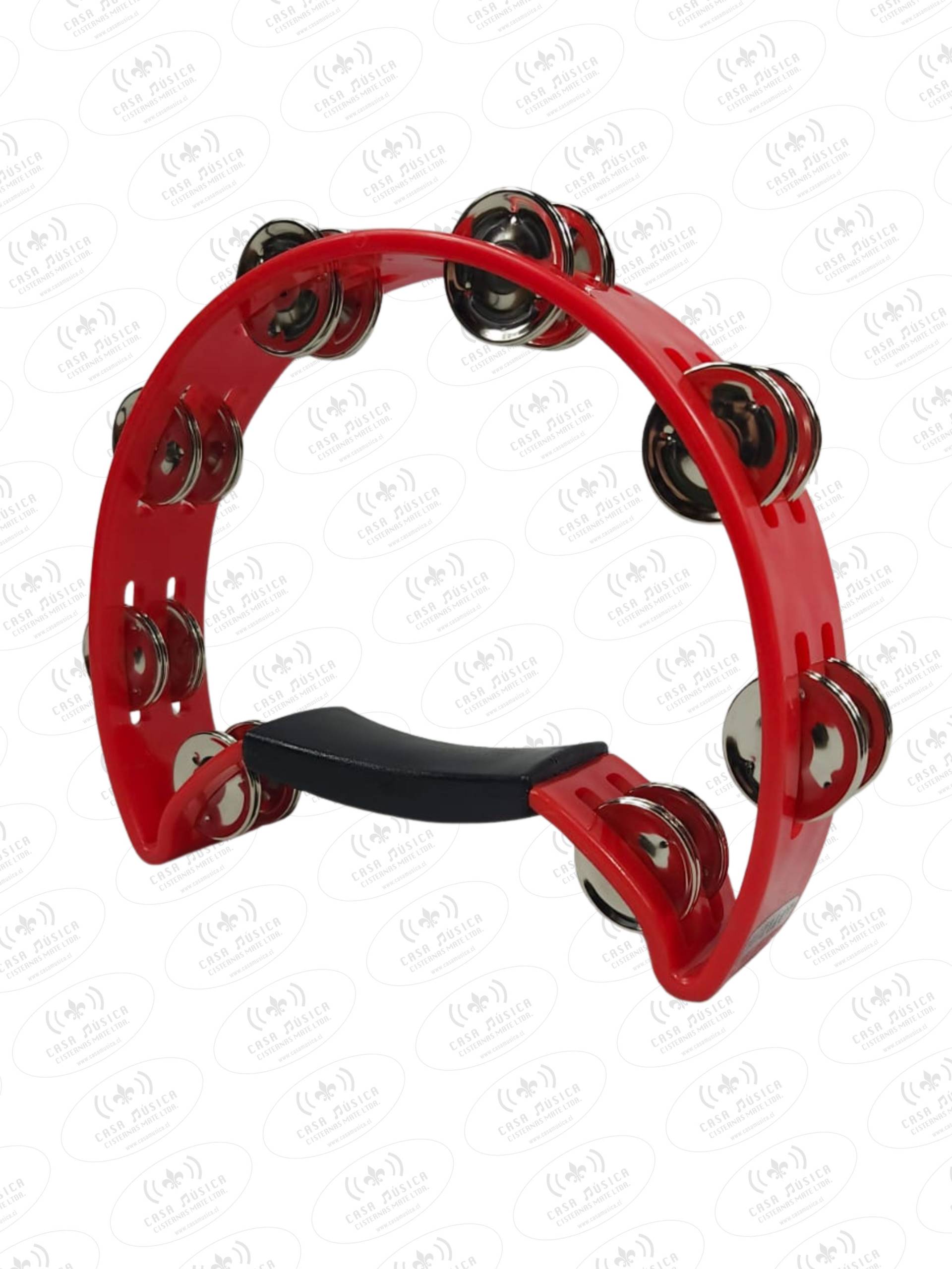 Pandero Media Luna Rojo MITELLO - Casa Musica